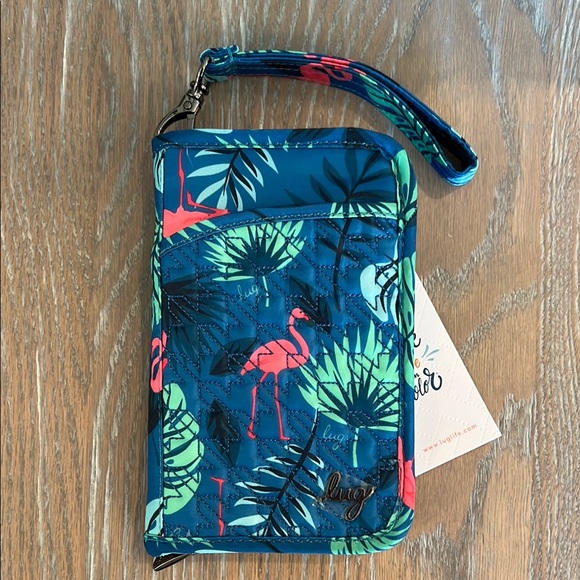 lug | Bags | Lug Blue Flamingo Tandem Wallet | Poshmark